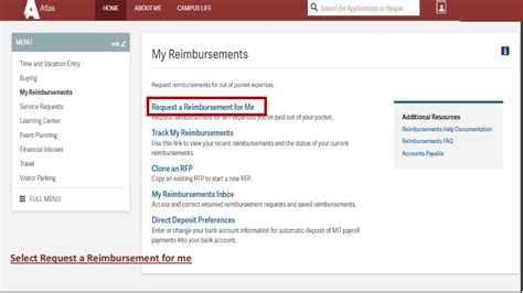 Reimbursement Request