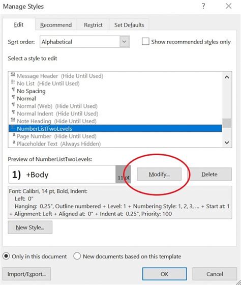 How To Create A Custom List Style In A Microsoft Word Document TechRepublic
