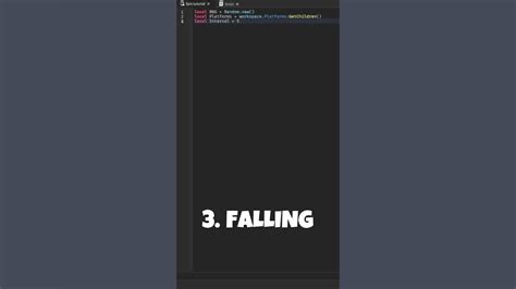How To Make Falling Platforms Youtube