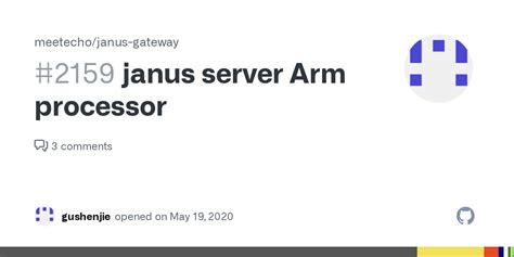 Janus Server Arm Processor Issue 2159 Meetecho Janus Gateway GitHub