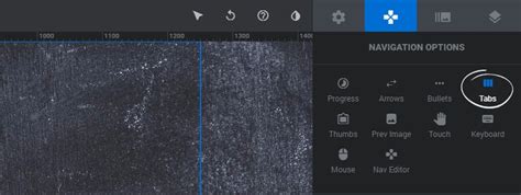 Navigation Tabs Slider Revolution