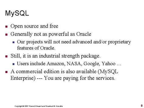 Chapter 8 Sql99 Schema Definition Constraints And Queries