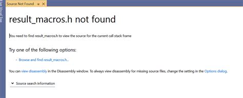 Cant Debug Uwp Exception Result Macros H Not Found Unity Engine Unity Discussions