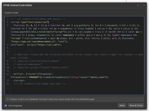 Calendar Integration Custom Code Forum Webflow