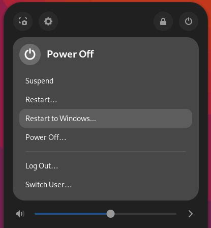 RebootIntoWindowsWithGRUB GNOME Shell Extensions