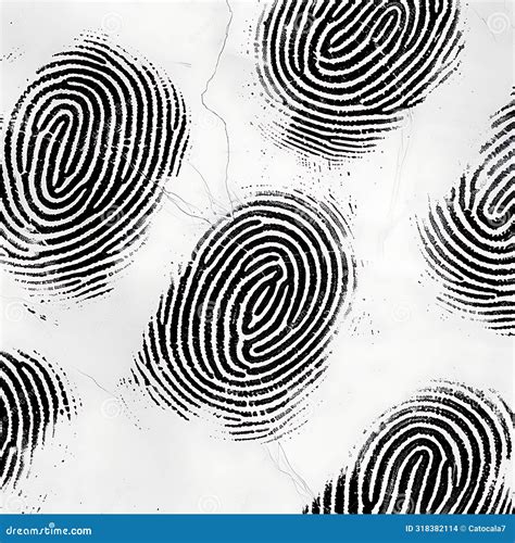 Fingerprint Background Black Pattern On White Stock Illustration Illustration Of Digital