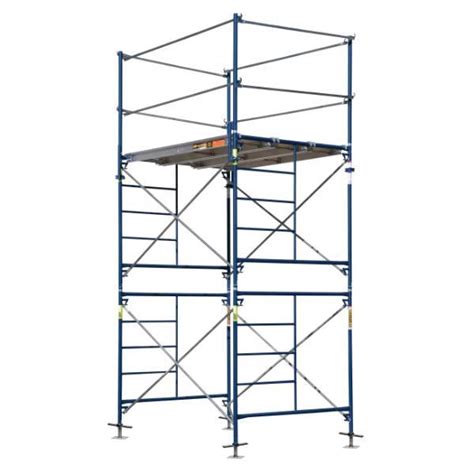 Metaltech 10 Ft X 5 Ft X 7 Ft Safer Stack 2 Story Fixed Scaffold Tower Rlw Supply Co