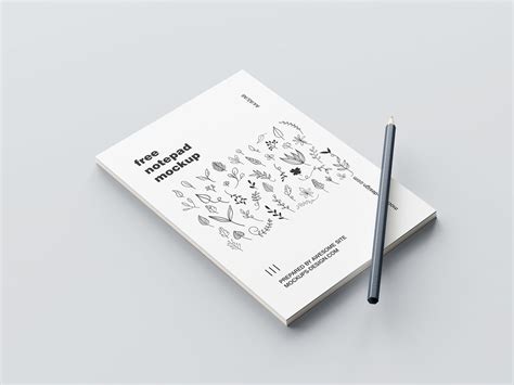 Free Notepad Mockup On Behance Free Notepad Mockup On Behance