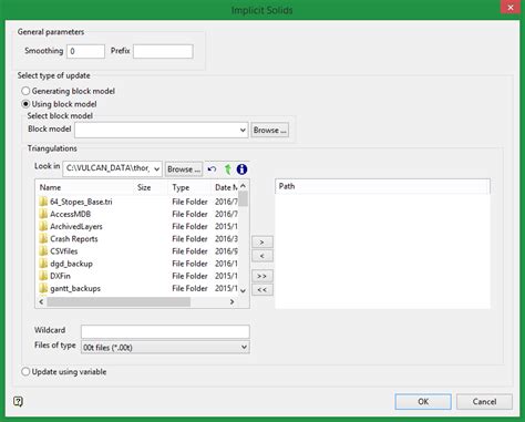 Vulcan Geology Implicit Modelling Implicit Solids