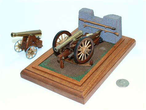 Brass Field Artillery Cannons The Miniature Engineering Craftsmanship