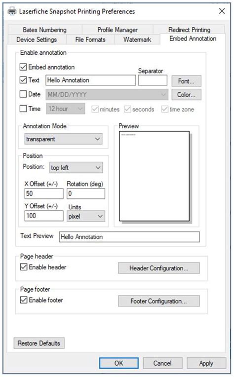Snapshot Printing Mastery Options Detailed