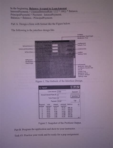 Solved Objective Use Visual Basic To Develop A Loan Payment