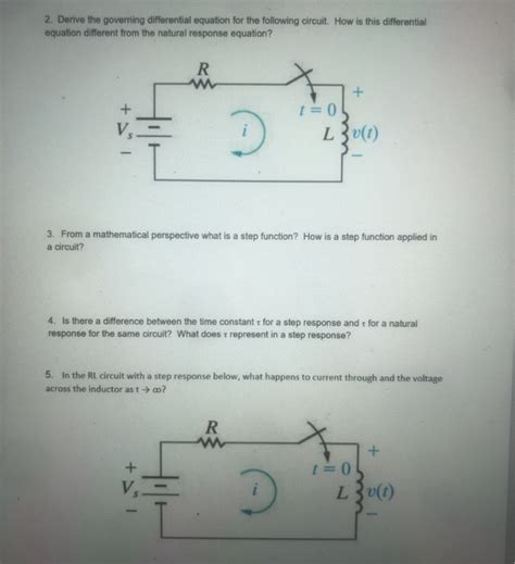 Solved 2 Derive The Governing Differential Equation For The