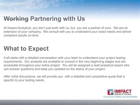 Pharmaceutical Testing Services Ppt Free Download