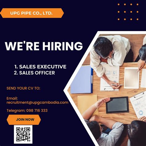 Ken Phearun On Linkedin We Are Open Hiring Position Upg Pipe Co Ltd Is Urgently Looking For…