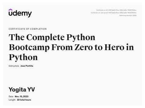 Yogita Yv On Linkedin Python Udemy Continuouslearning