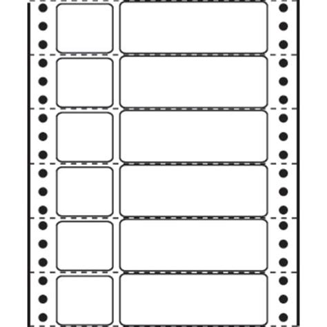Demco® Continuous Processing Labels Style Dra