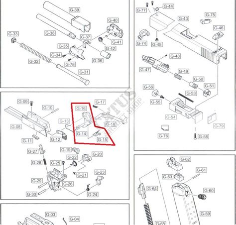 Airsoft Trigger G17 Part No 14 16 We Catus Airsoft Eu