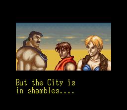 Ending For Final Fight 3 Lucia Path 1 Super Nes