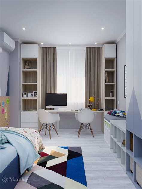 Интерьер детской комнаты для мальчиков подростков 92 фото