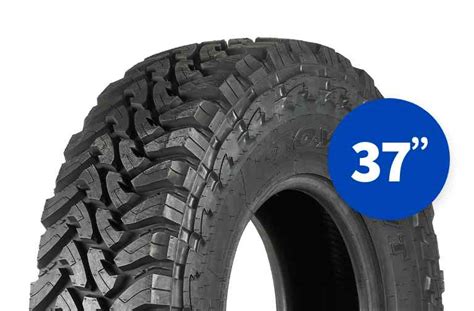 What Are The Sizes In A 37” Tire