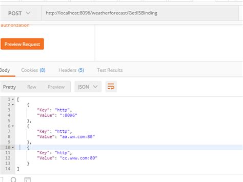 Aspnet Core Get Iis Bindings Domain Names Stack Overflow