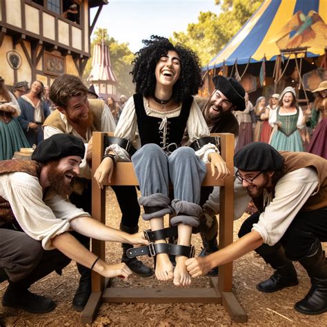 Black Girl Tied And Tickled In Stocks By Ticklingai On Deviantart