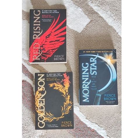 Jual Indonesia Termurah Buku Novel Trilogy Pierce Brown Red Rising Golden Son Morning Star