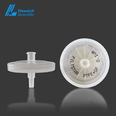 Hydrophobic Ptfe Syringe Filters Luer Lock Micropore Filter Hawach