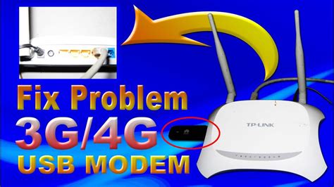 Fix Problem Identifying G G Usb Modem On Wireless Router Tp Link Youtube