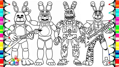 Bonnie Fnaf Coloring Pages