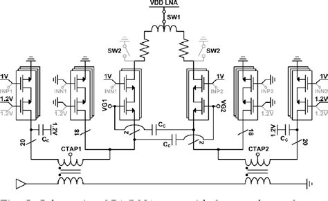 Figure 1 From A 65nm CMOS Wideband TDD Front End With Integrated T R Switching Via PA Re Use
