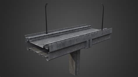 3d bridge overpass element model turbosquid 1478913