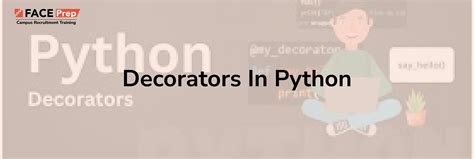Decorators In Python A Complete Guide Face Prep