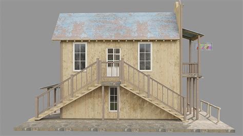 Wild West Building D Model By Msasdt