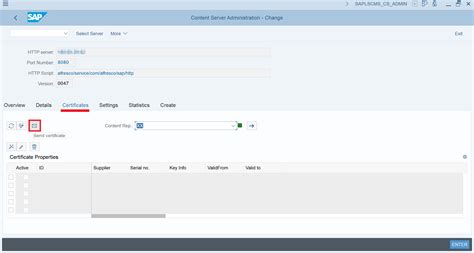 Alfresco Docs Configure Sap Connector