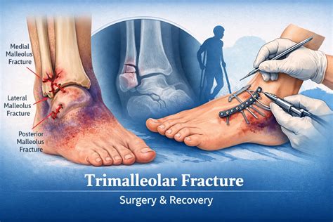 Trimalleolar Fracture Radiology Surgery Fixation And Recovery Time