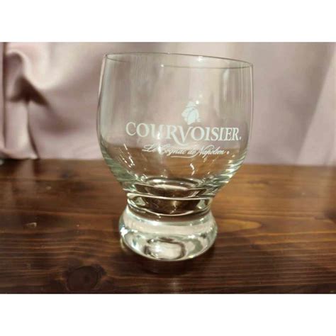 COURVOISIER 拿破崙 玻璃杯 酒杯 白蘭地酒杯 字母logo杯子 二手品 9成5新 蝦皮購物