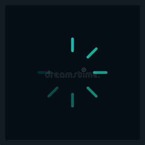 Round Loader Ui Element Template Stock Vector Illustration Of Wait Progress 264689990