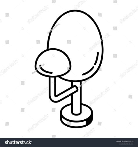 Set Garden Trees Linear Icons Stock Vector Royalty Free Shutterstock