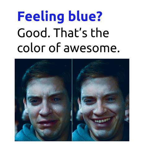 Free Awesome Blue Meme Template To Edit Online