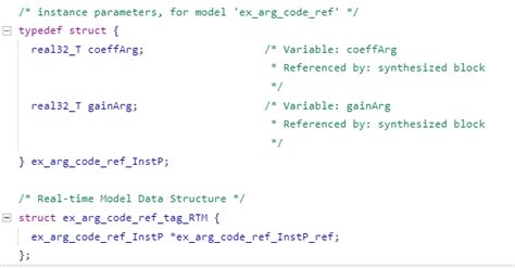 Configure Packaging Of Parameter Arguments In Generated Code Matlab