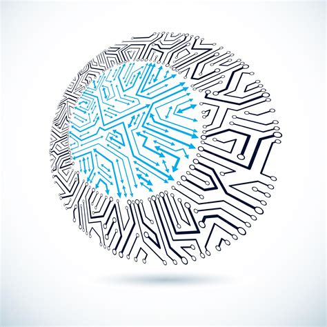 Premium Vector Vector Round Circuit Board With Electronic Components Of Technology Device