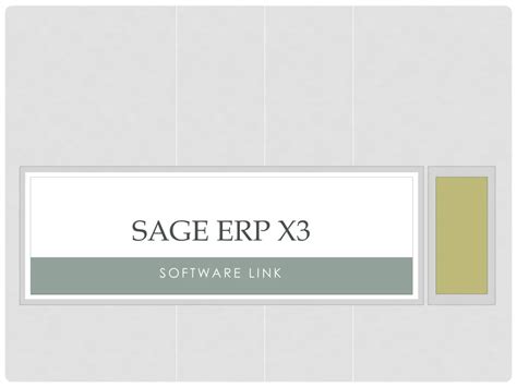 PPT Sage ERP X PowerPoint Presentation Free Download ID