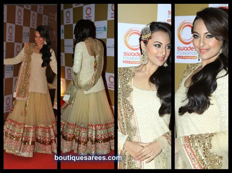 Sonakshi Sinha Backless Saree