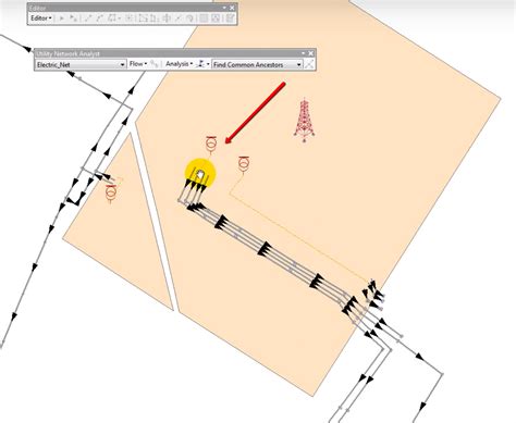 arcgis desktop what is stopping geometric network trace while no