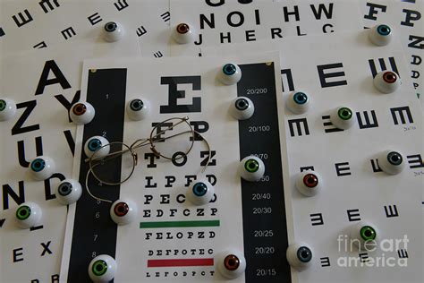 Optometry The Eye Chart Photograph By Paul Ward Fine Art America
