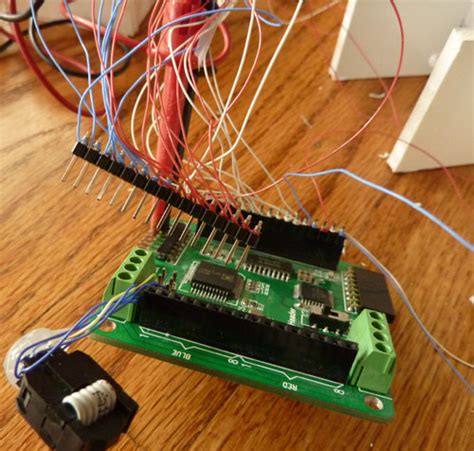 88 RGB LED Matrix Construction Step 2 Wiring Lincomatic S DIY Blog