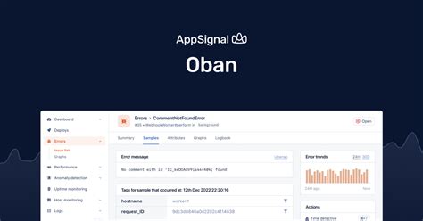 Oban Appsignal Apm