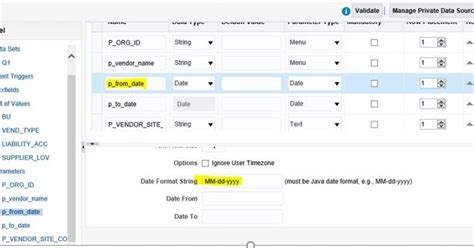 Oracle Applications Blog How To Create The Pair Date Parameters In Oracle Fusion Bip Reports